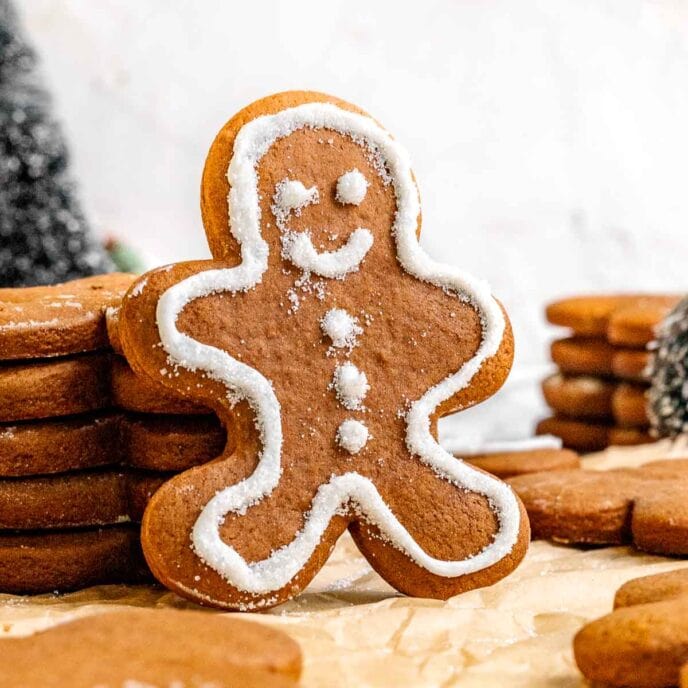 Easy Gingerbread Kiss Cookies Recipe - Dinner, then Dessert