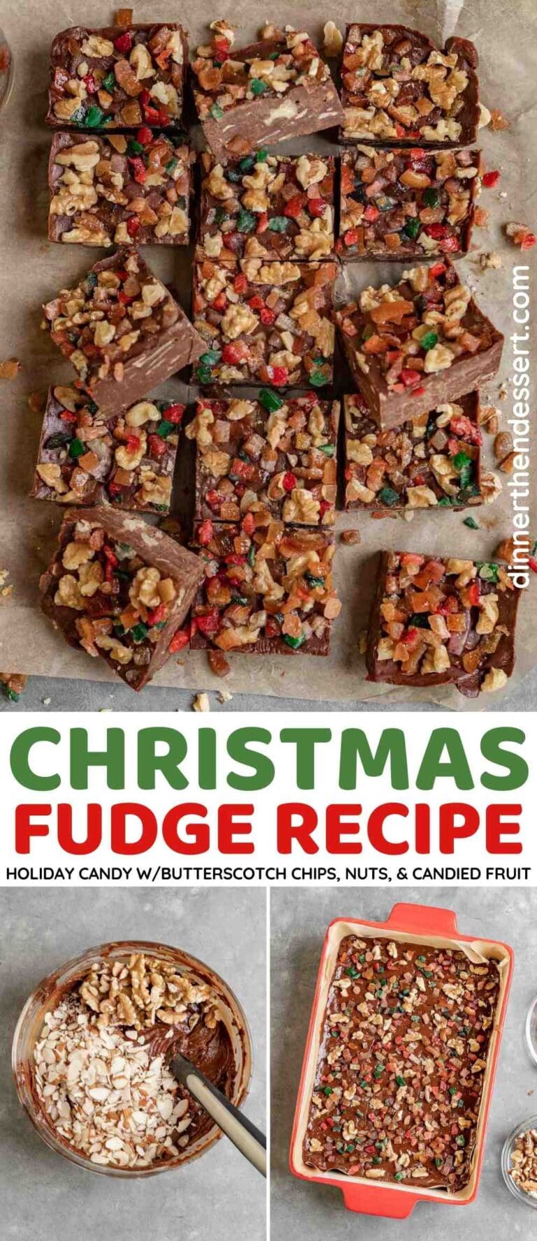 Christmas Fudge Recipe - Dinner, then Dessert