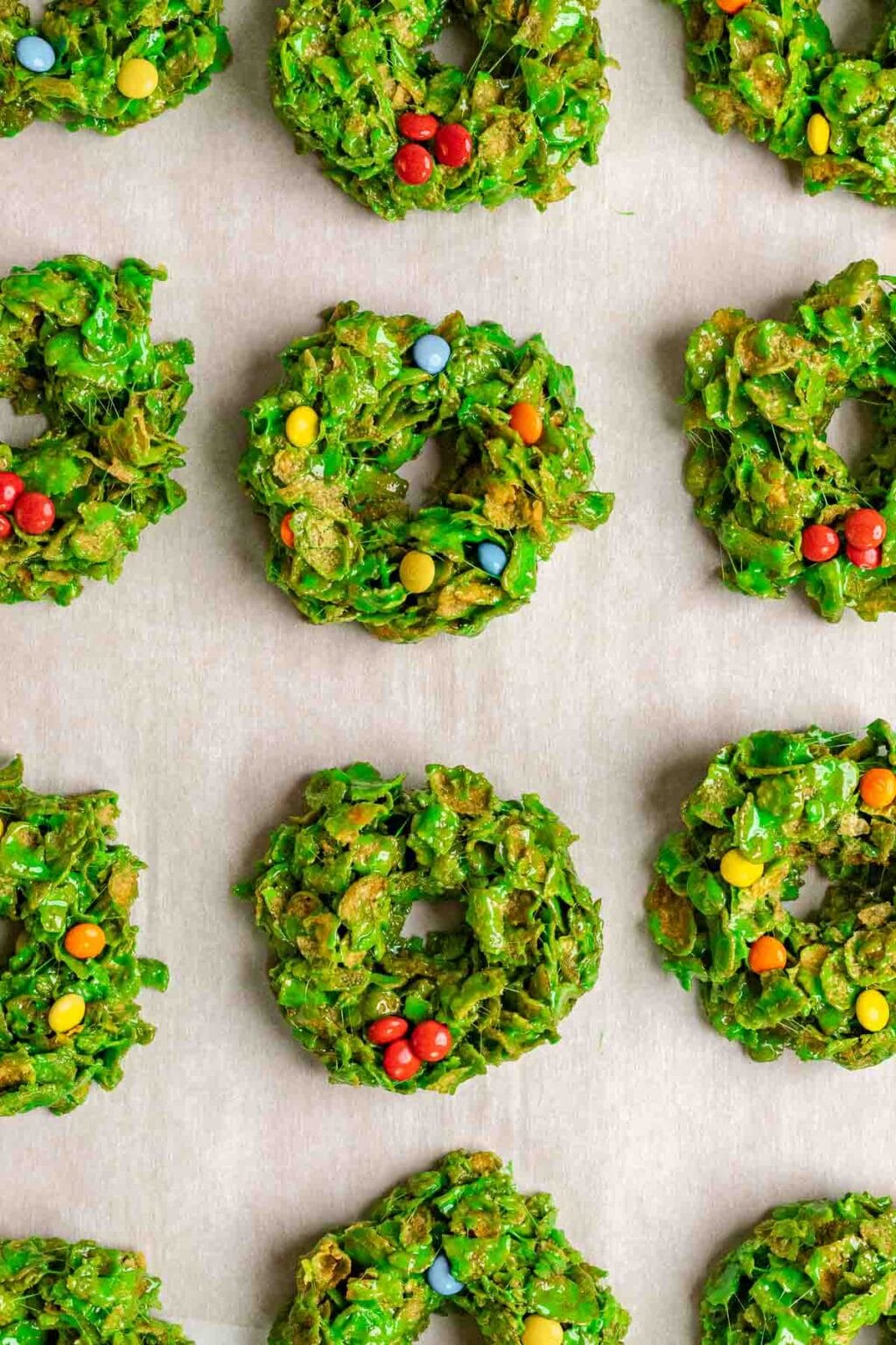 Christmas Wreath Cookies (No Bake!) Recipe - Dinner, then Dessert