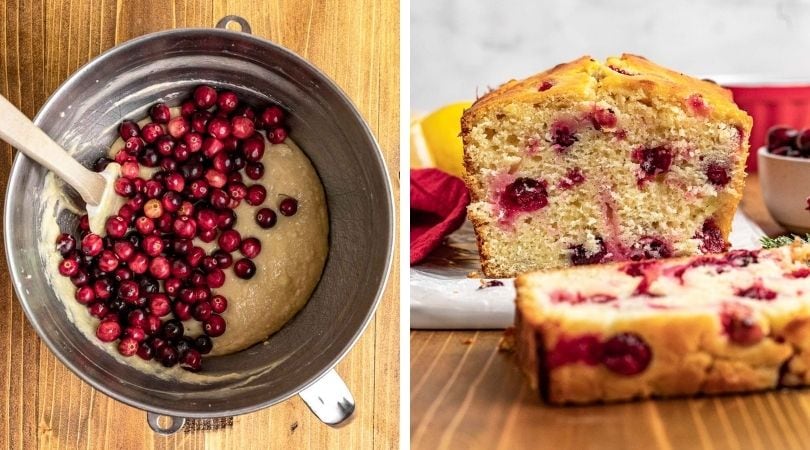 Easy Cranberry Lemon Bread Recipe - Dinner, then Dessert