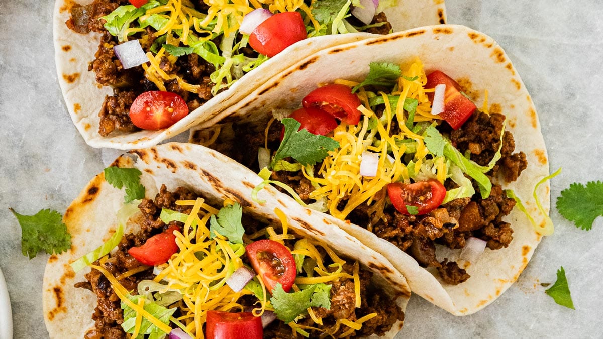 Ground Beef Soft Tacos Ground Beef For Tacos