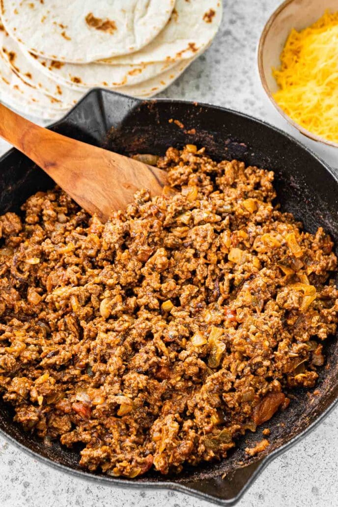 Ground Beef Soft Tacos Recipe - Dinner, then Dessert