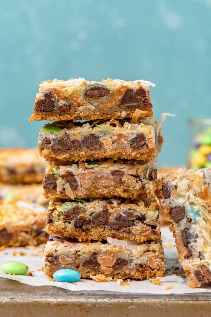 Magic Easter Layer Bars Recipe - Dinner, then Dessert