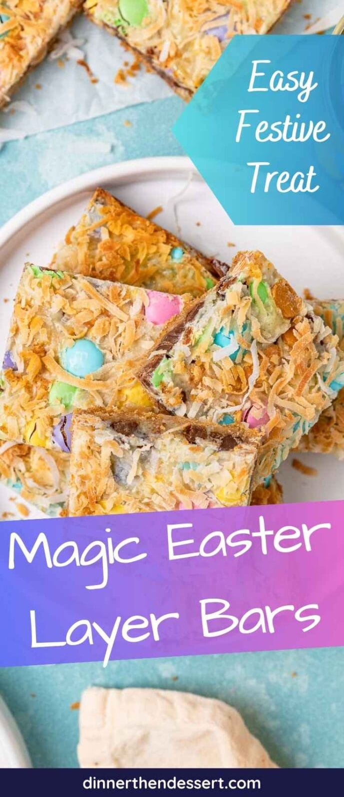 Magic Easter Layer Bars Recipe - Dinner, then Dessert