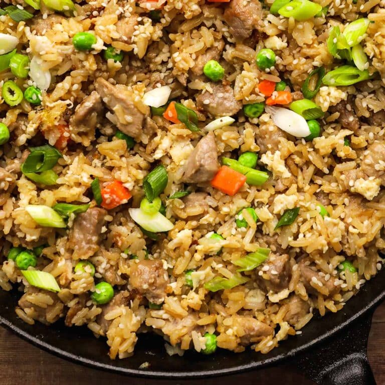 Pork Fried Rice Recipe - Dinner, then Dessert