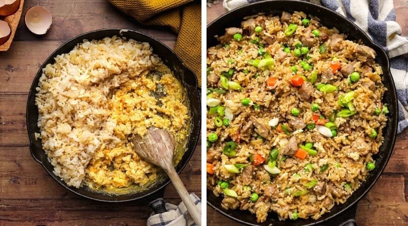 Pork Fried Rice Recipe - Dinner, then Dessert