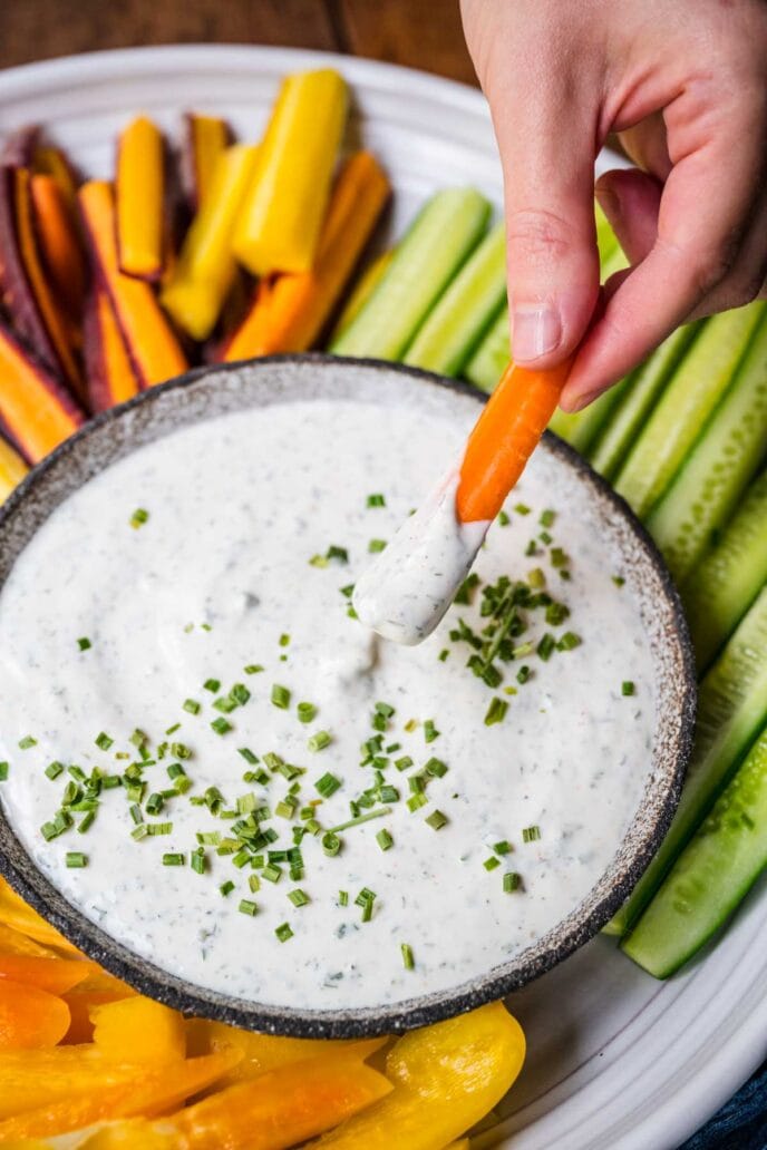 Ranch Dip Recipe - Dinner, then Dessert