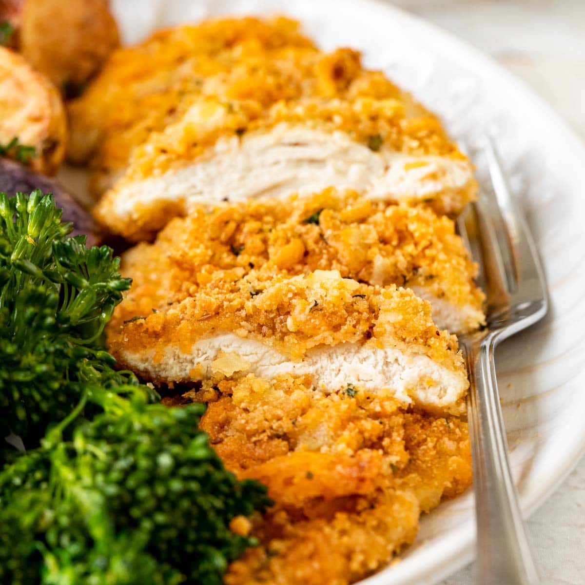 Garlic Cheddar Chicken Recipe - Dinner, then Dessert