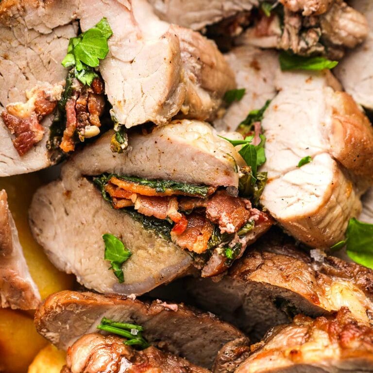 Stuffed Pork Tenderloin Recipe - Dinner, then Dessert