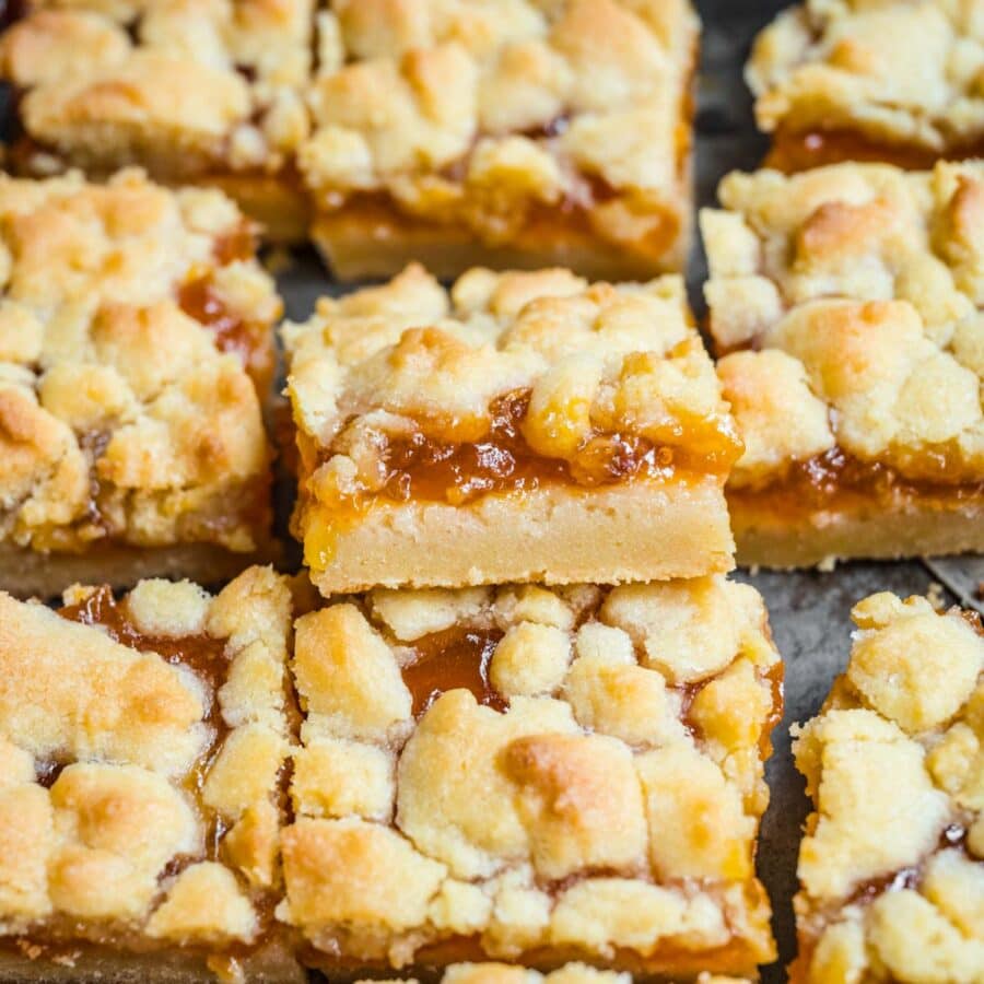Apricot Shortbread Bars Recipe Dinner Then Dessert