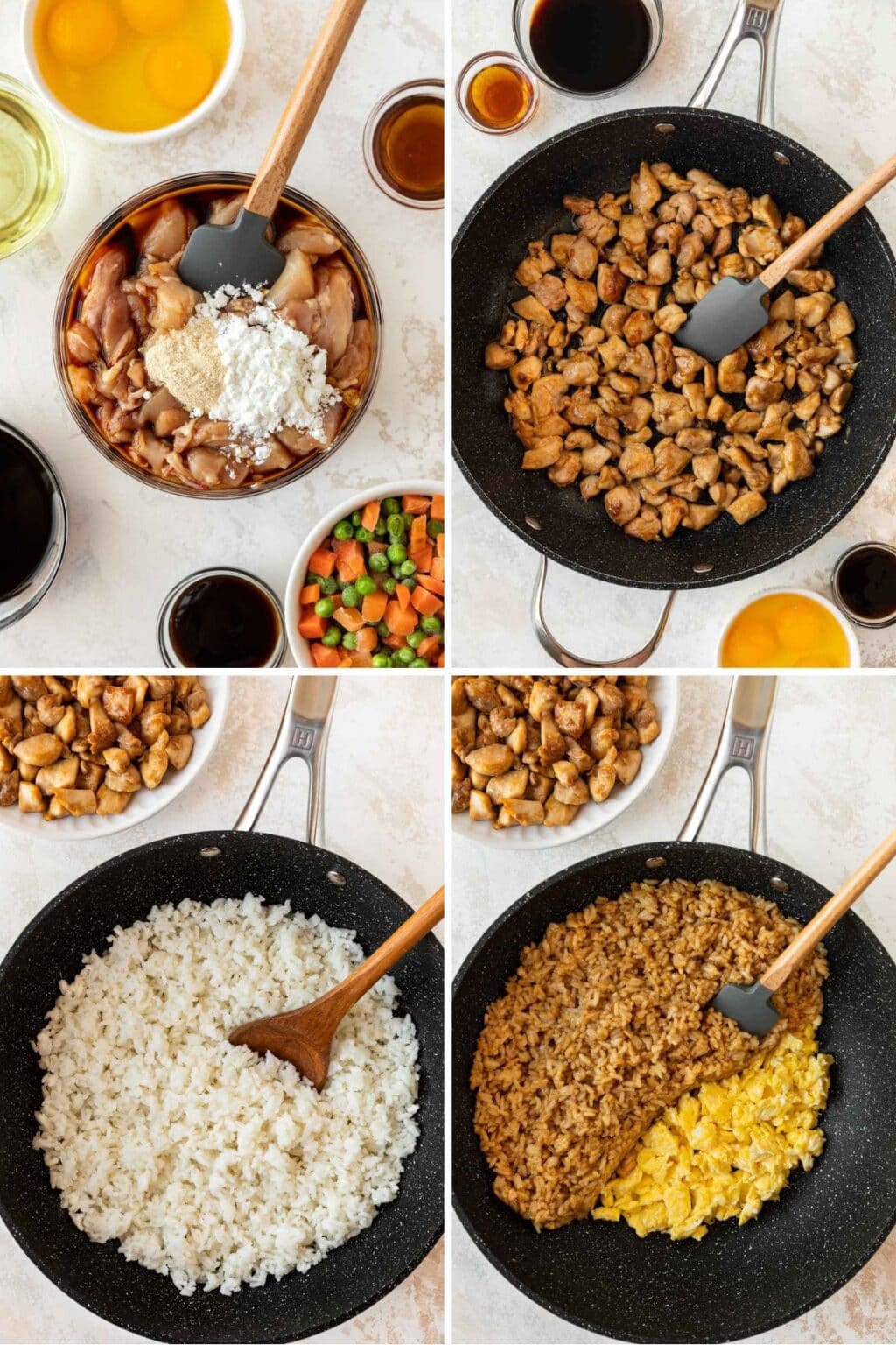 Chicken Fried Rice Recipe - Dinner, then Dessert