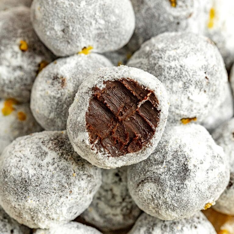 Chocolate Orange Truffles Recipe - Dinner, then Dessert
