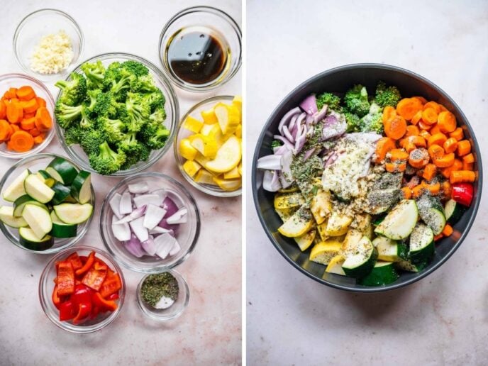 Italian Roasted Vegetables Recipe - Dinner, then Dessert