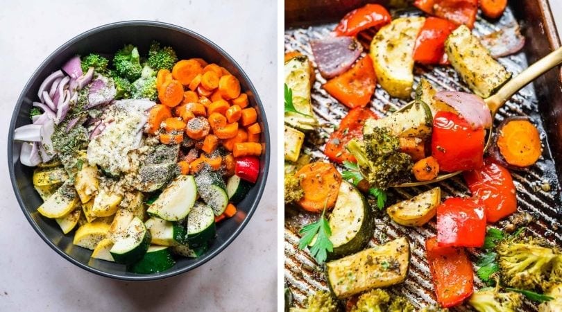 Italian Roasted Vegetables Recipe - Dinner, then Dessert