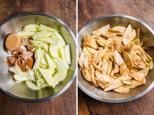 Sheet Pan Apple Crisp Recipe - Dinner, then Dessert