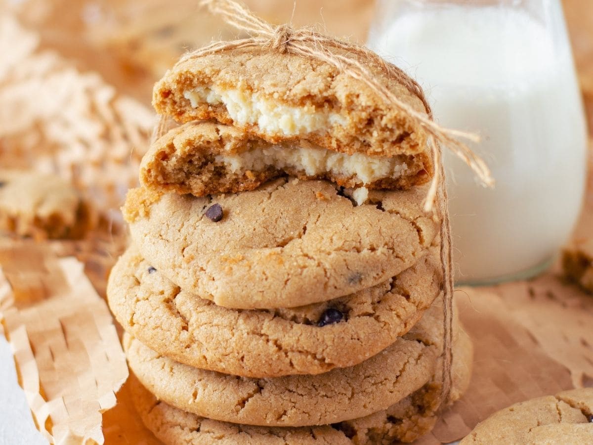 Easy Cheesecake Stuffed Chocolate Chip Cookies Recipe- Dinner, then Dessert