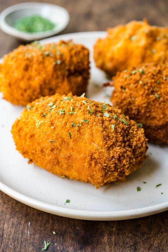 Easy Classic Chicken Kiev Recipe - Dinner, then Dessert