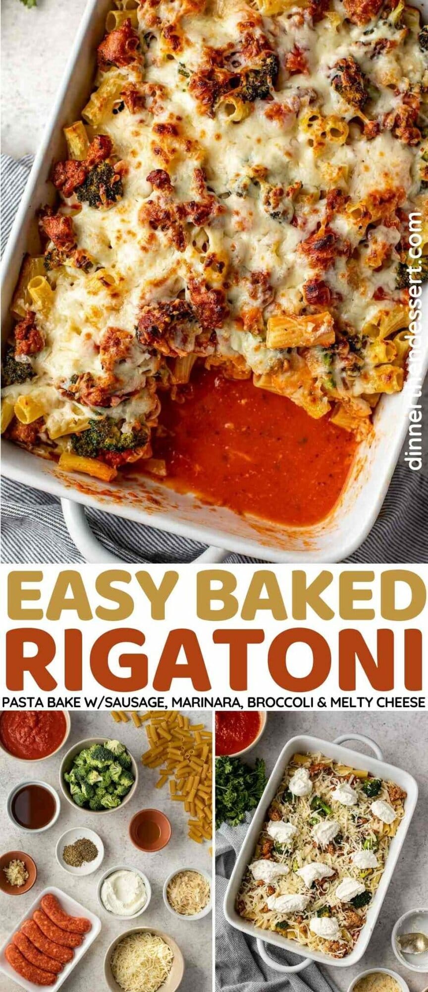 Baked Rigatoni Recipe - Dinner, then Dessert