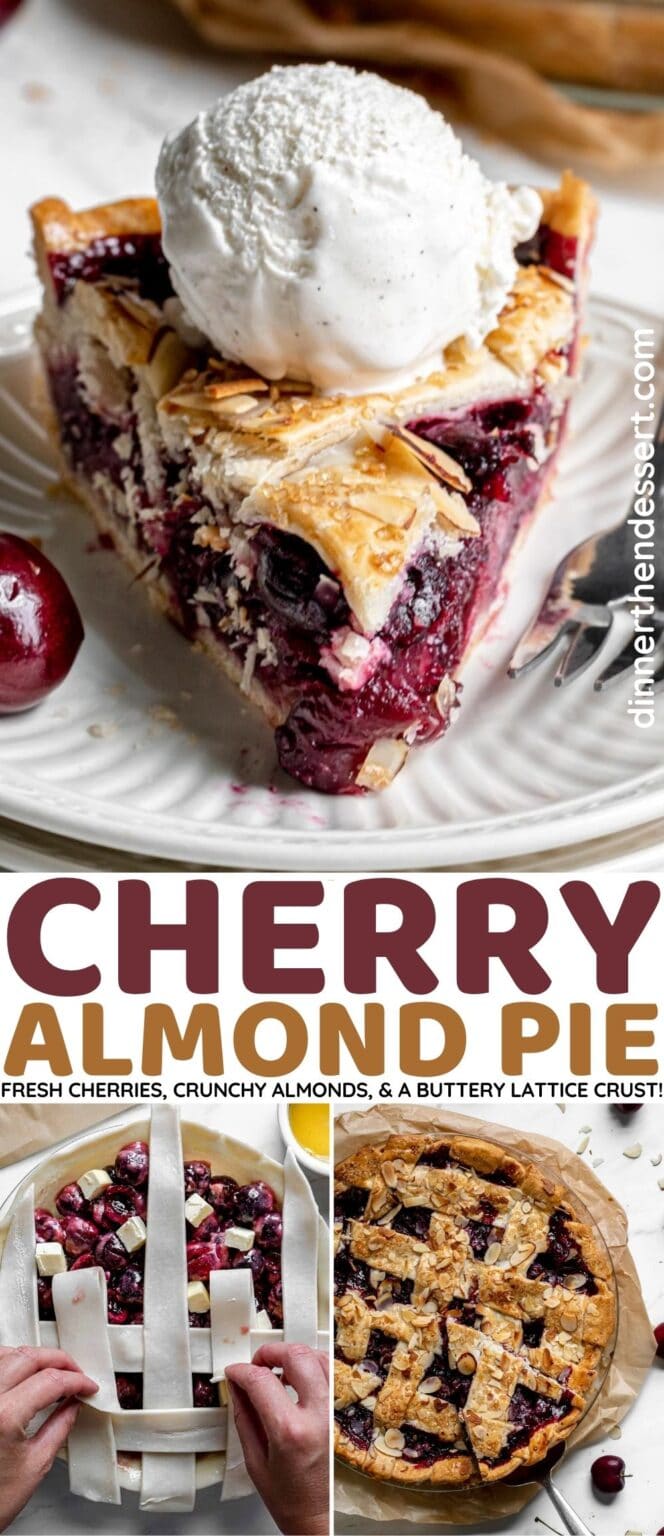 Cherry Almond Pie Recipe (With Fresh Cherries!) - Dinner, then Dessert
