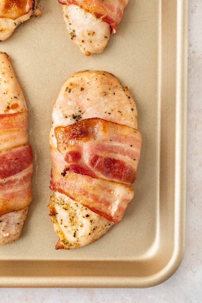 Baked Bacon Ranch Chicken Recipe - Dinner, then Dessert