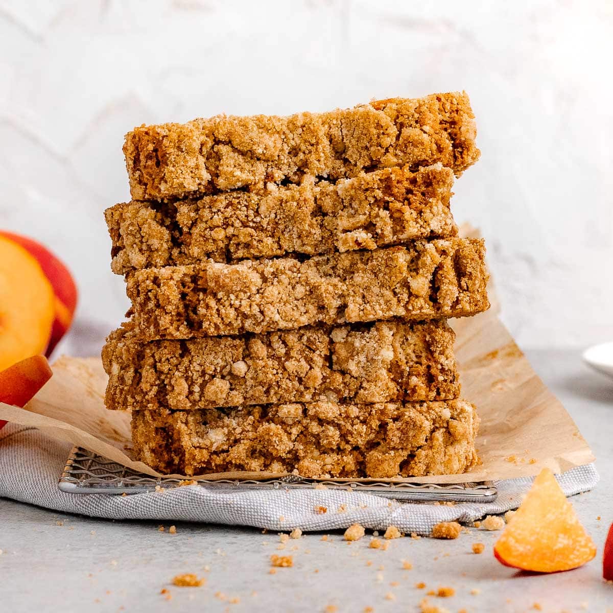 Cinnamon Streusel Peach Bread Recipe - Dinner, then Dessert