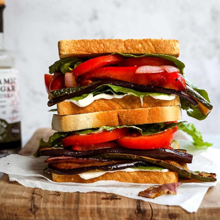 Grilled Veggie Sandwich Recipe - Dinner, then Dessert