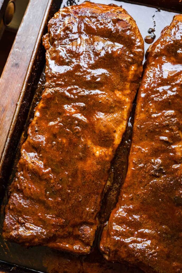 Ultimate Oven Barbecue Ribs Recipe - Dinner, then Dessert