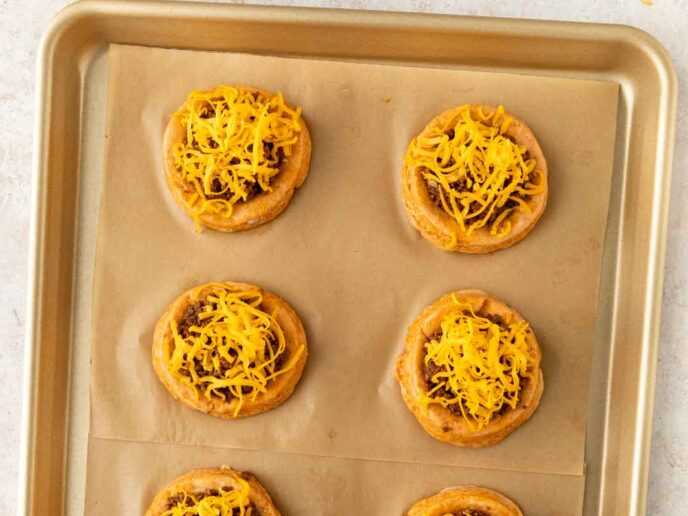 Quick and Easy Stuffed Taco Biscuits Recipe - Dinner, then Dessert