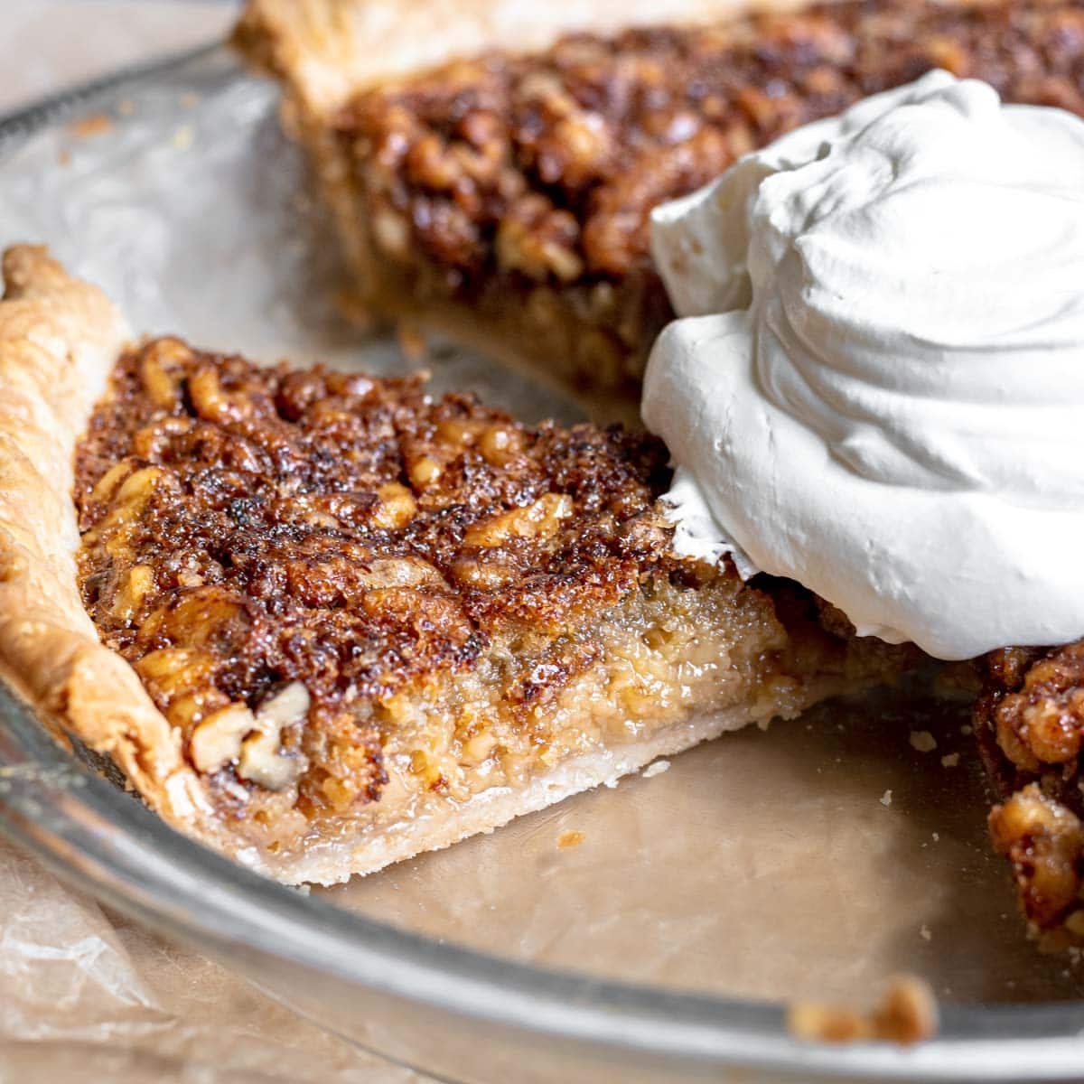 Walnut Pie Recipe - Dinner, then Dessert