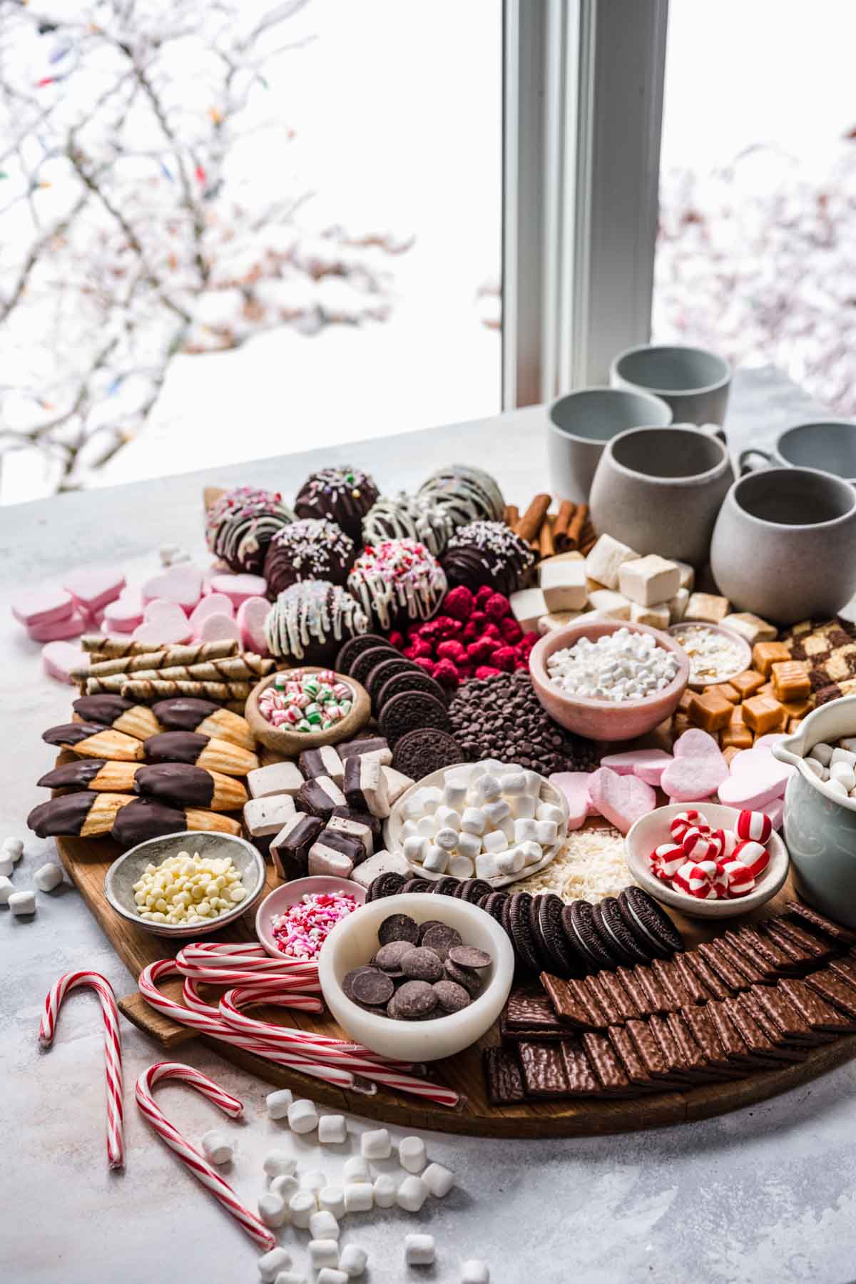 Hot Chocolate Charcuterie Board Recipe - Dinner, then Dessert
