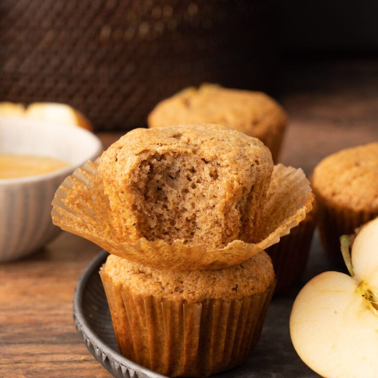 Quick, Easy, Healthy Applesauce Muffins Recipe - Dinner, then Dessert