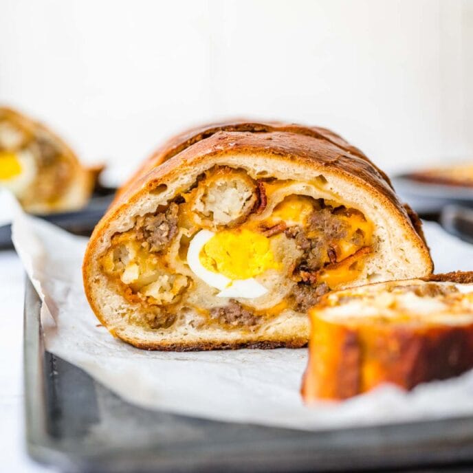 Breakfast Garbage Bread Recipe - Dinner, then Dessert
