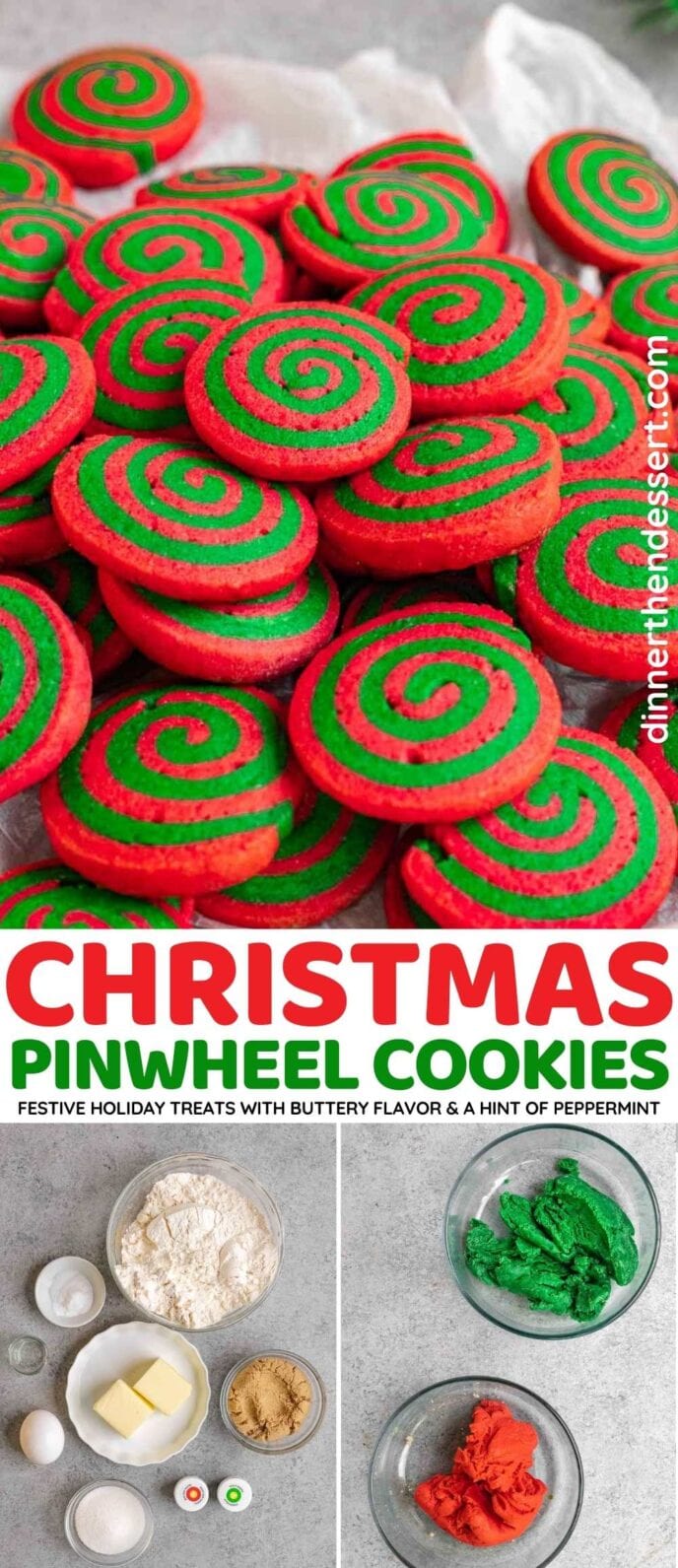 Christmas Pinwheel Cookies Recipe - Dinner, then Dessert