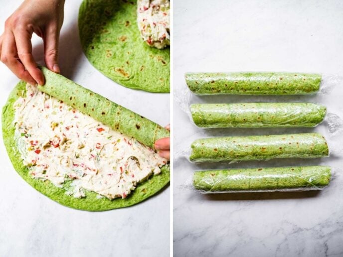 Christmas Pinwheels Recipe - Dinner, then Dessert