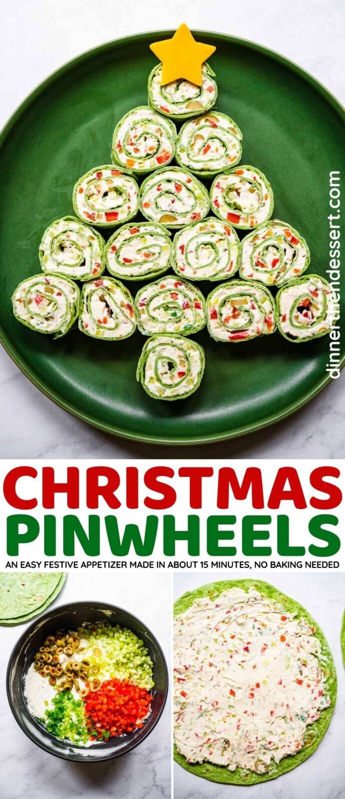 Christmas Pinwheels Recipe - Dinner, then Dessert
