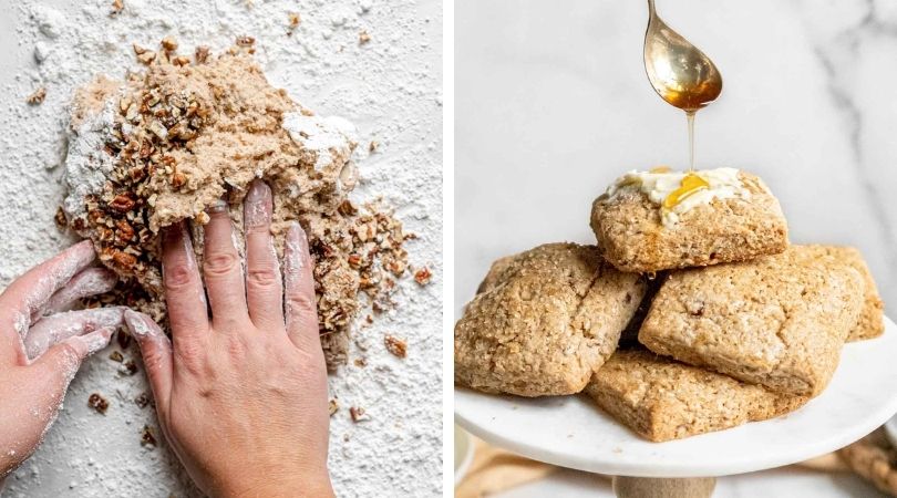 Maple Pecan Biscuits Recipe - Dinner, then Dessert