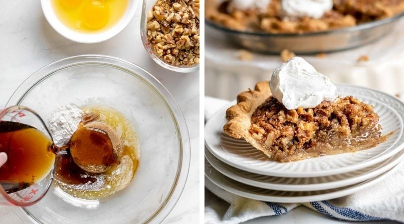 Maple Walnut Pie Recipe - Dinner, then Dessert
