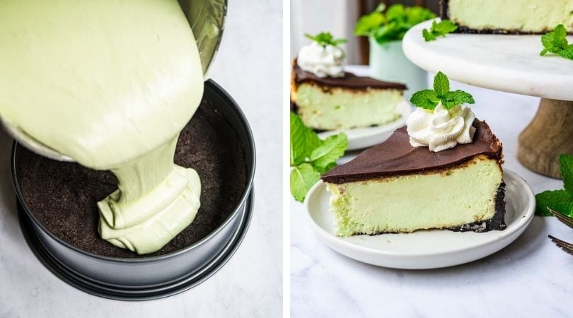 Mint Chocolate Cheesecake