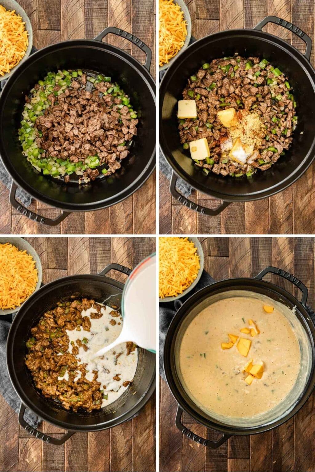 Philly Cheesesteak Mac and Cheese Recipe - Dinner, then Dessert