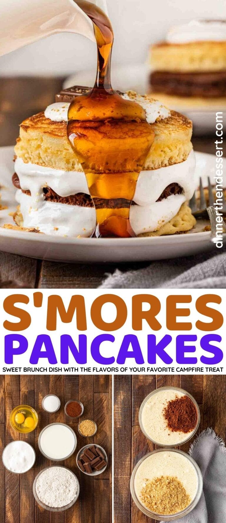 S'mores Pancakes Recipe - Dinner, then Dessert