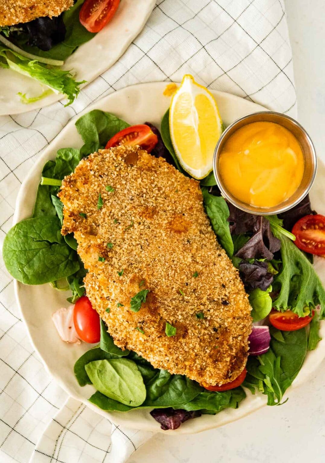 Baked Breaded Chicken Recipe - Dinner, then Dessert