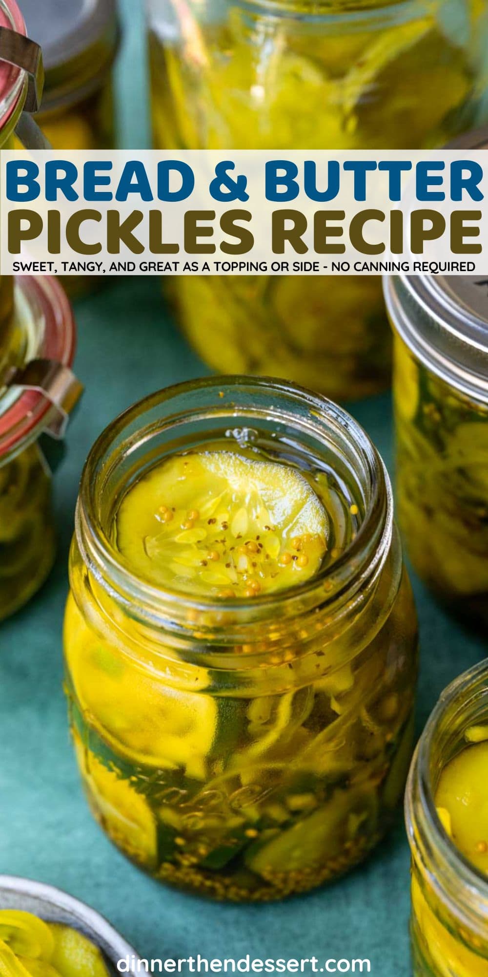 Bread and Butter Pickles Recipe - Dinner, then Dessert
