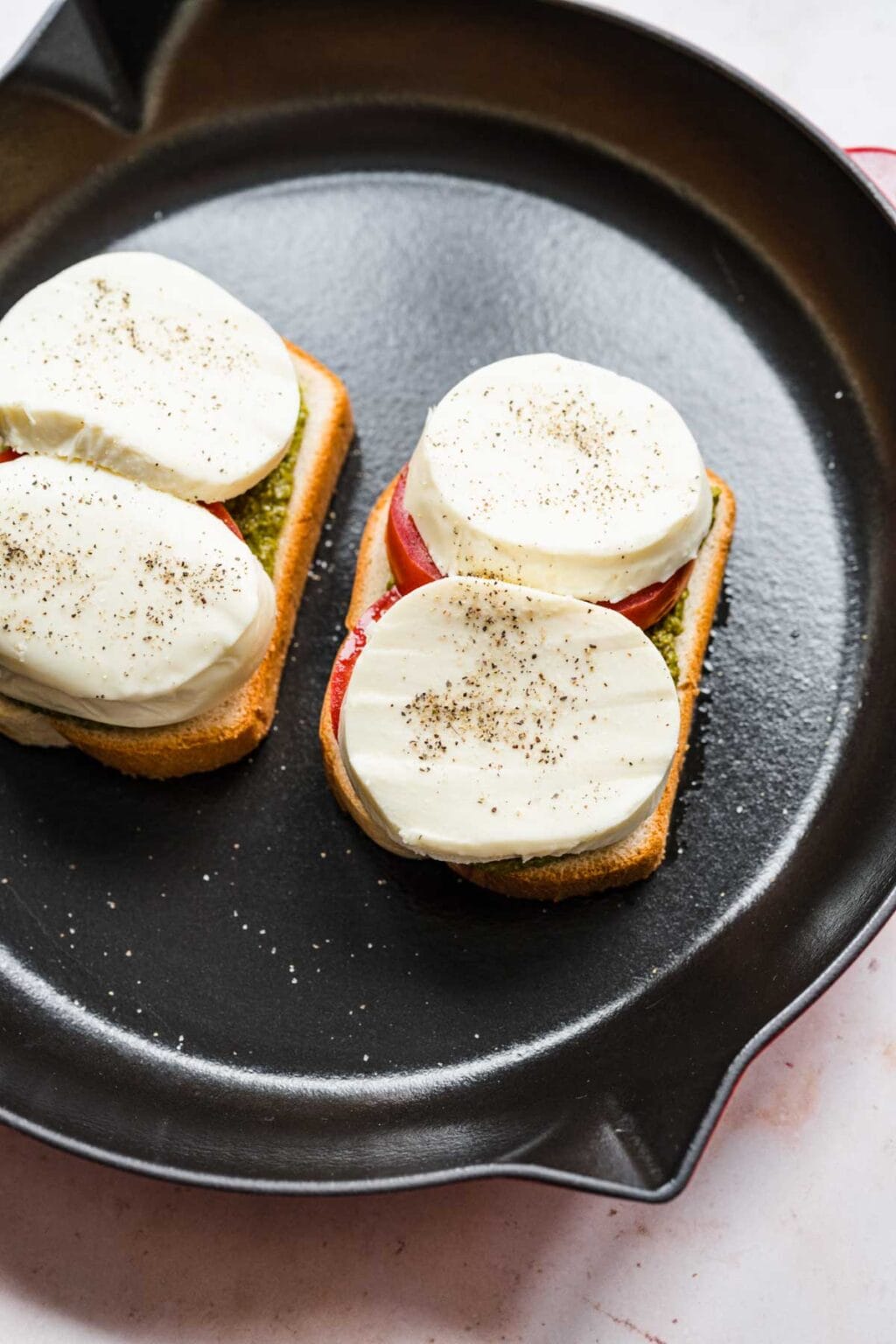 Caprese Grilled Cheese Recipe - Dinner, then Dessert