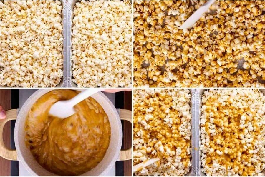 Caramel Popcorn Recipe [VIDEO] - Dinner, then Dessert