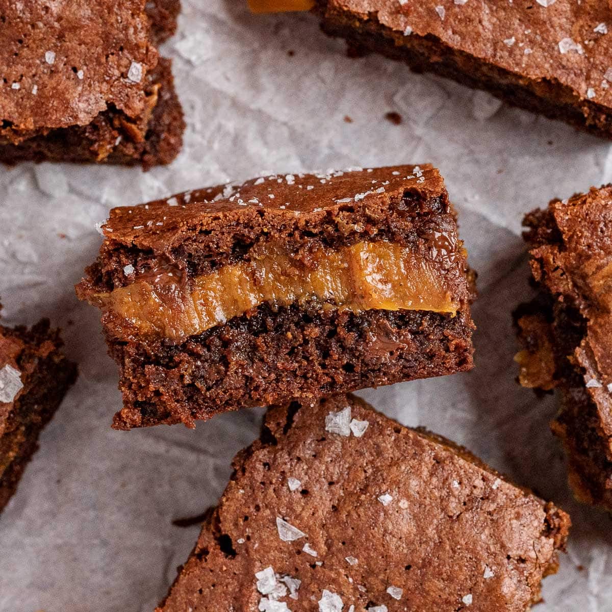 Caramel Stuffed Brownies Recipe - Dinner, then Dessert
