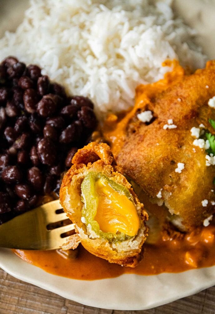 Chile Relleno Recipe - Dinner, then Dessert