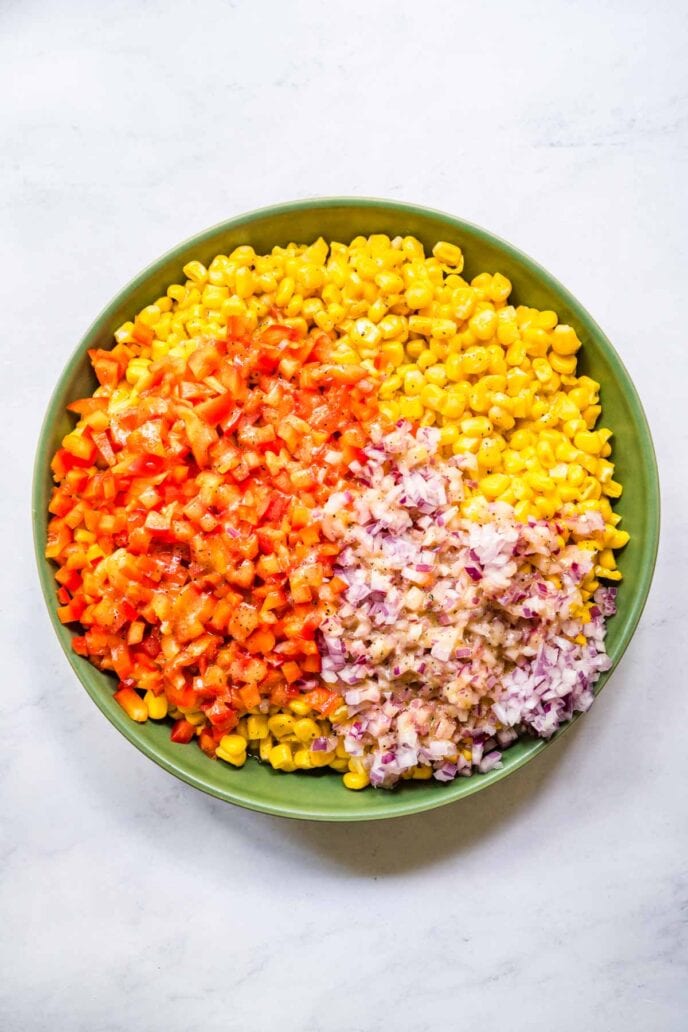 Easy Corn Salad Recipe - Dinner, then Dessert