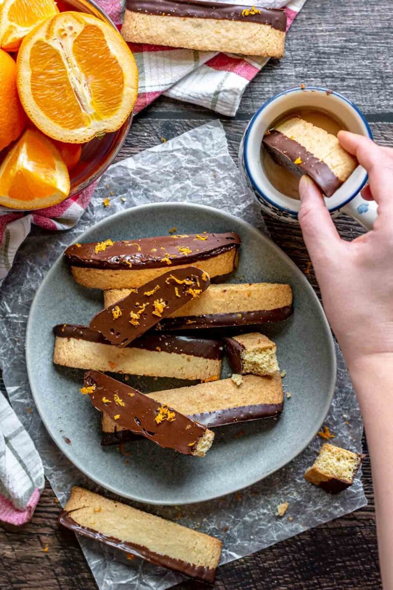 Dark Chocolate Orange Biscotti Recipe - Dinner, then Dessert