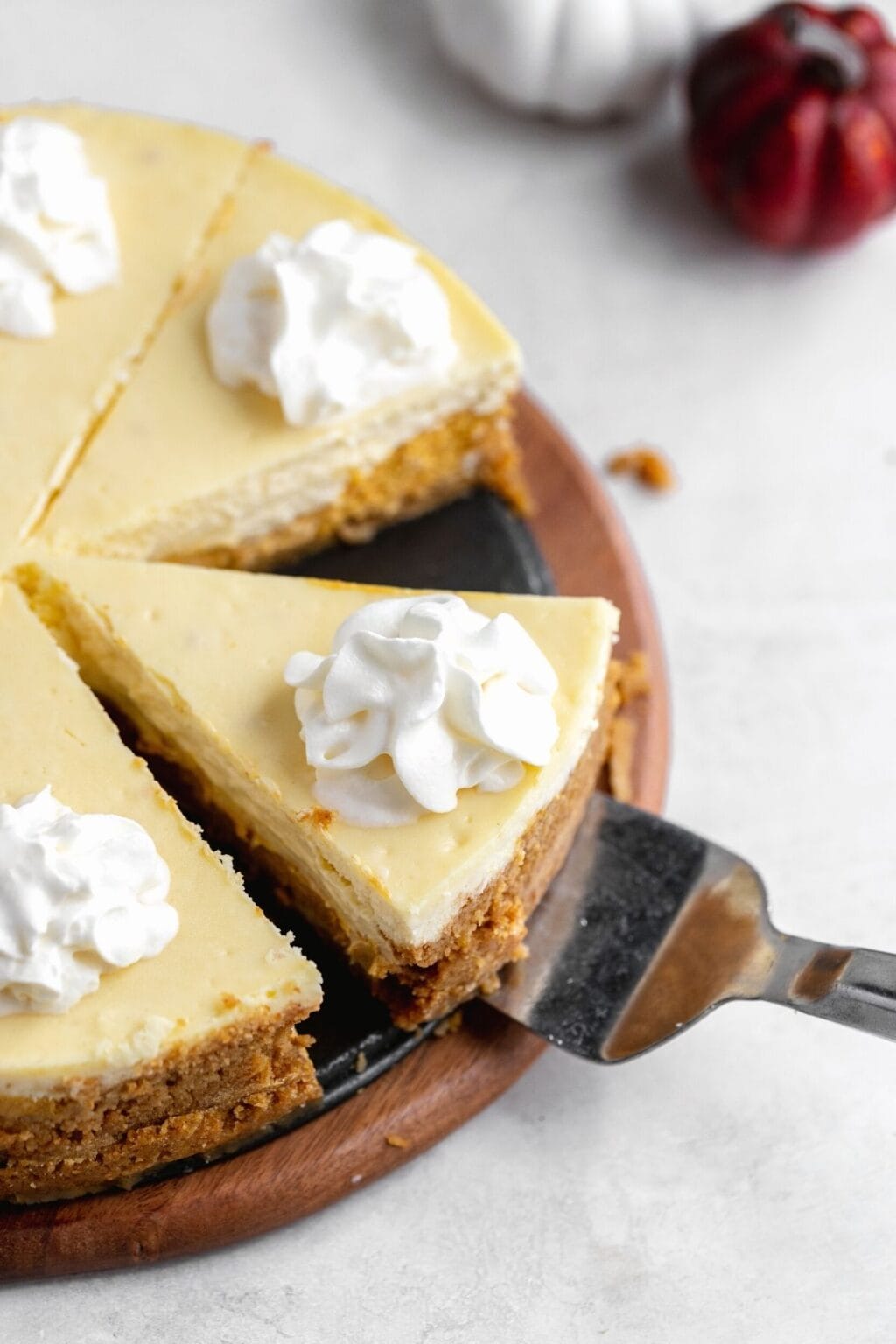 Double Layer Pumpkin Cheesecake Dinner Then Dessert