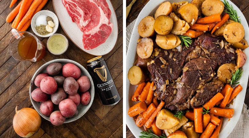 Guinness Pot Roast Recipe - Dinner, then Dessert